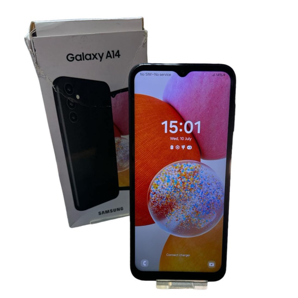 Pre-owned Samsung Galaxy A14 Dual Sim 64GB Black, Unlocked B - Own4Less